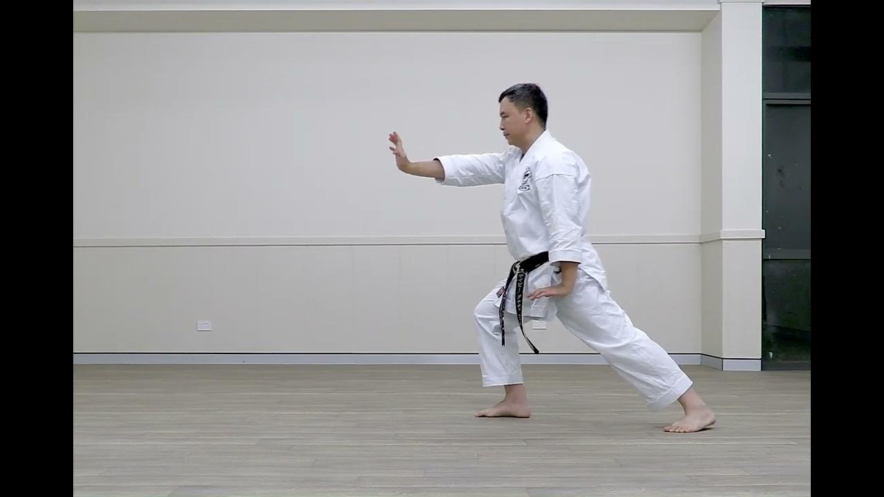SHISOCHIN KATA GOJU RYU KARATE by Sensei Davy Wijaya - YouTube