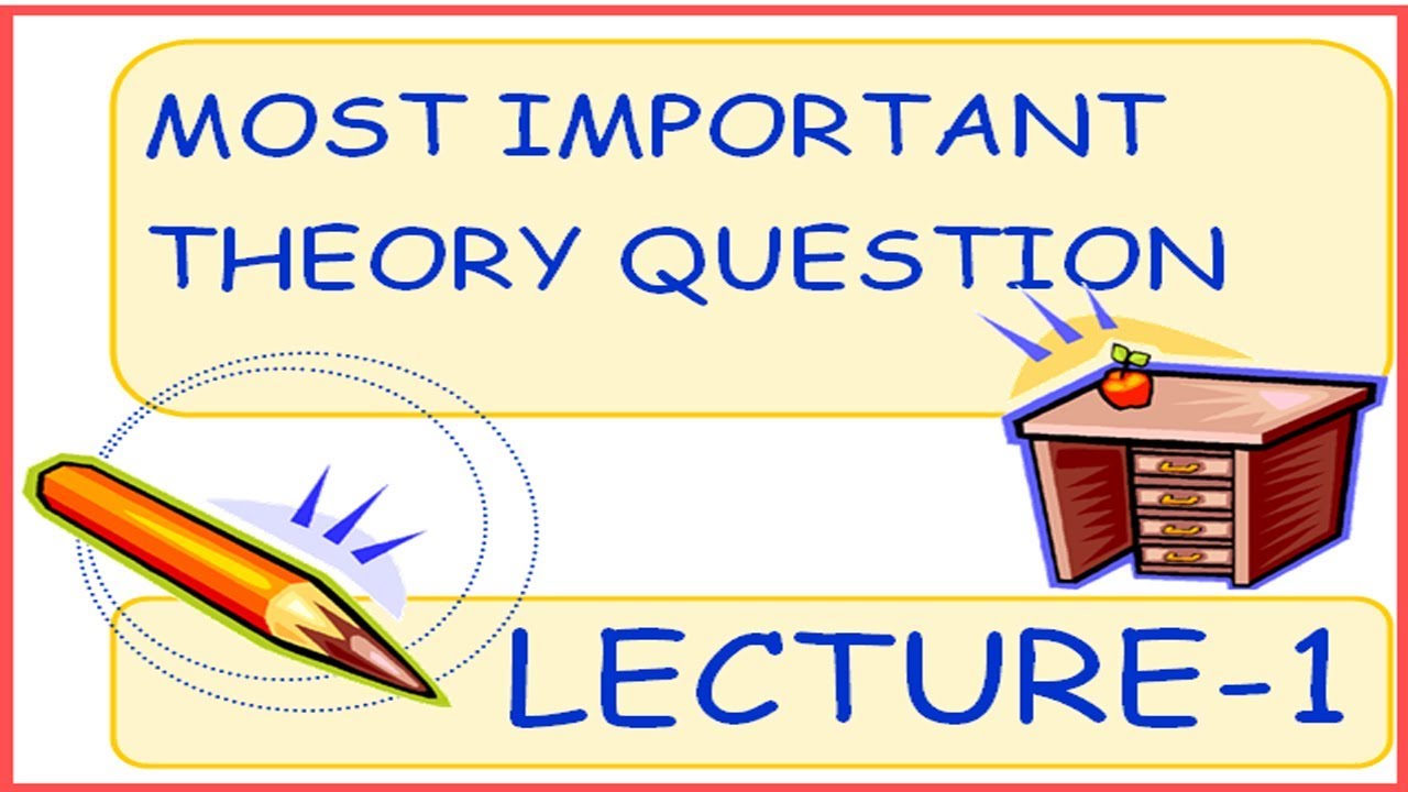 Most Important theory questions For Exams | By Free Ki Pathshala - YouTube