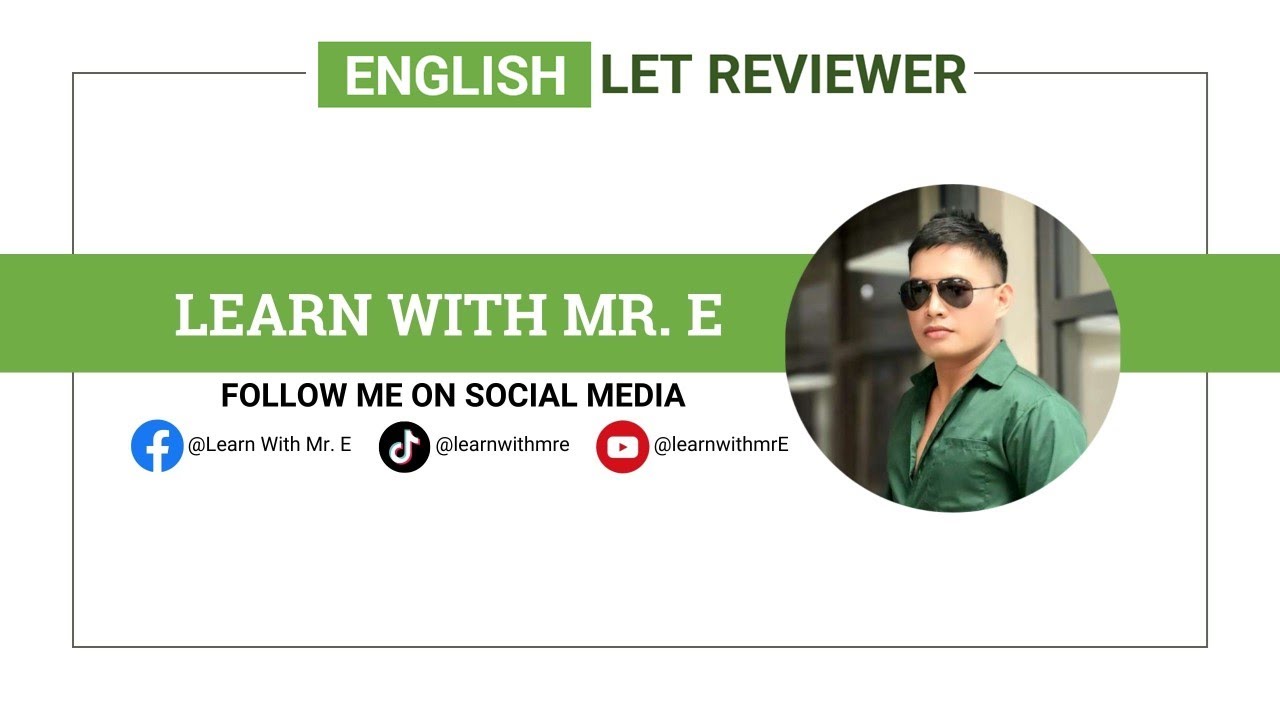 ENGLISH MAJOR LET REVIEW 2023 | NEW CURRICULUM | PART 2 - YouTube