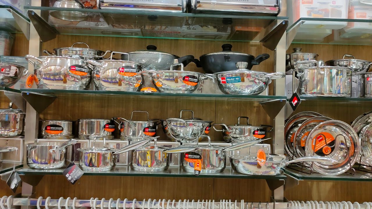 kitchen stainless steel vessels/storage container/steel cookware ...