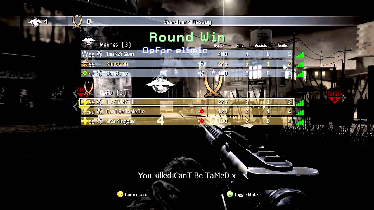 Gamebattles 1v3 cod4 hardcore SnD - YouTube