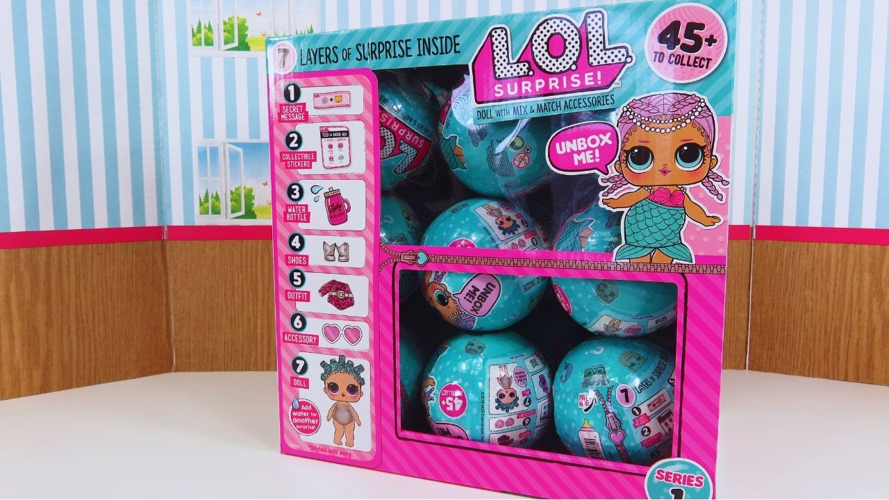 Unboxing a Whole Box of LOL Surprise Serie 1 What is Inside? - YouTube