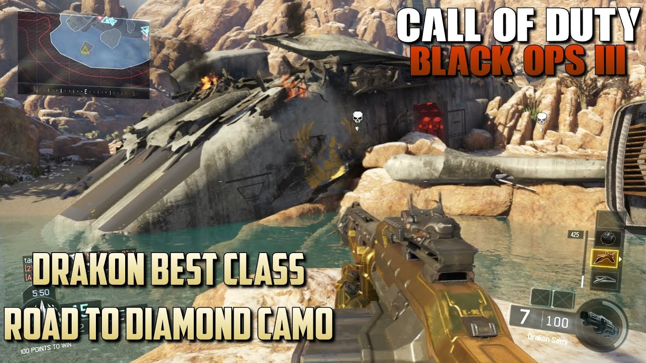 Black ops 3 "DRAKON" Best Class Setup + Review! (Sniper Gold Camo ...