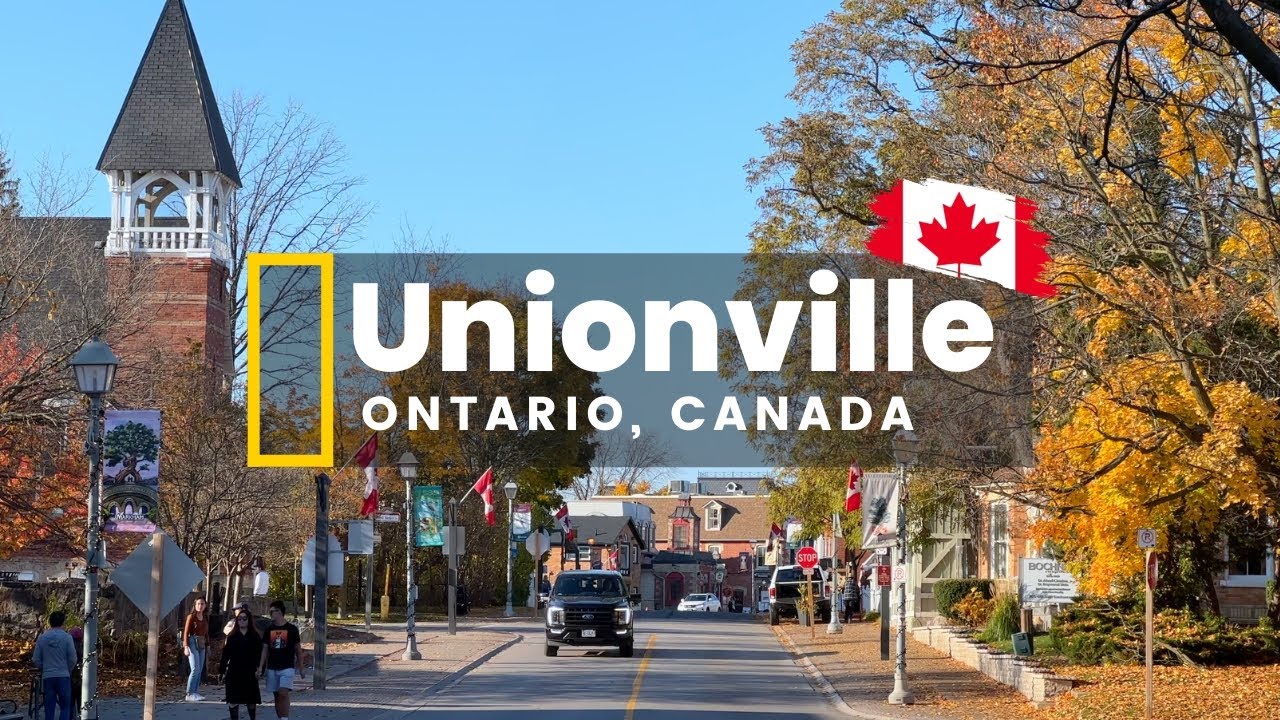 Fall Foliage Walking Tour in Unionville, Markham, Ontario - YouTube