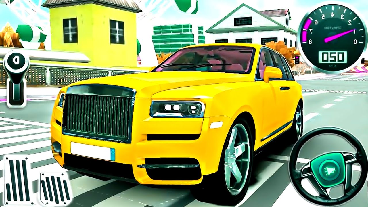Real Car Driving School Simulator 3D - Rolls-Royce City Parking ...
