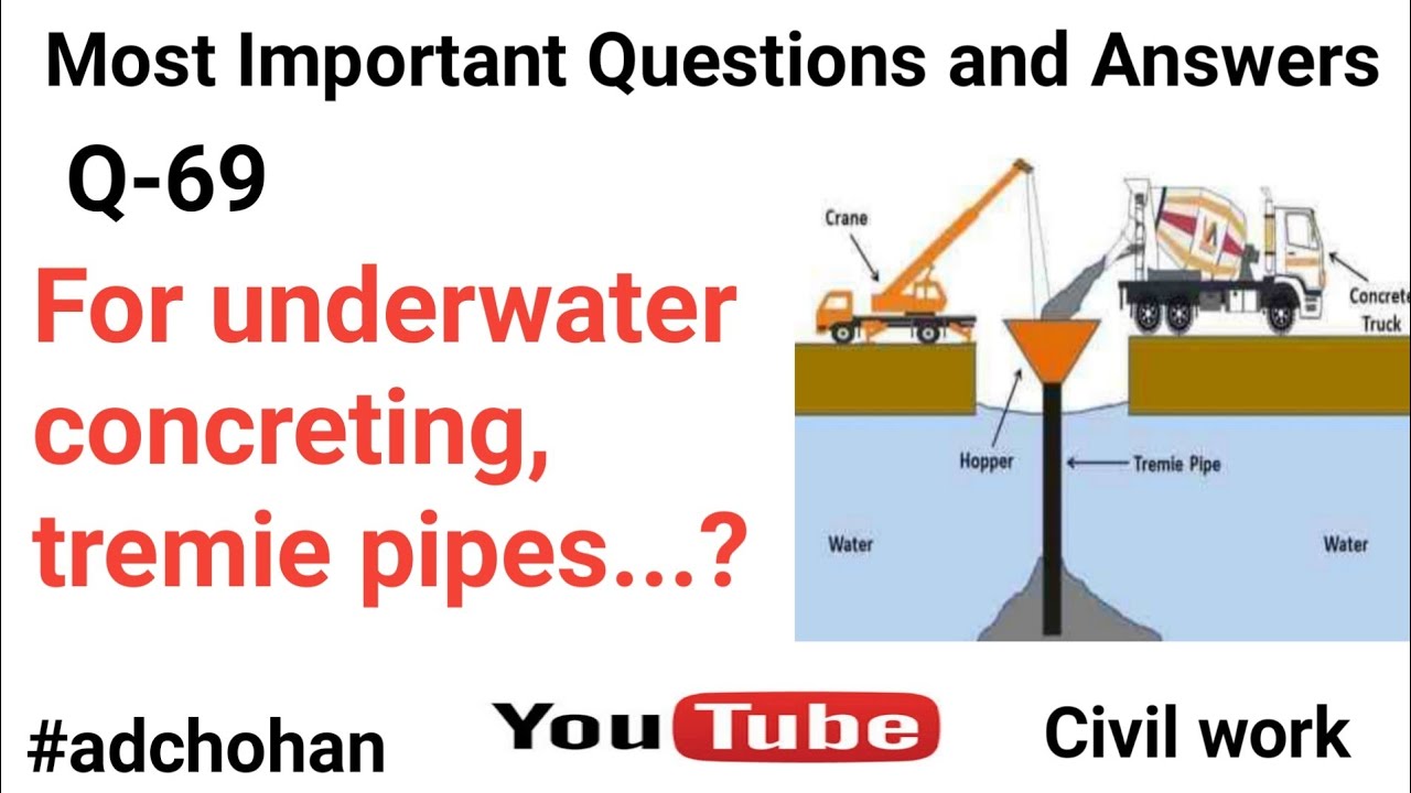 Underwater Concreting, Tremie pipes, Inside the Hoppers, Piers and ...