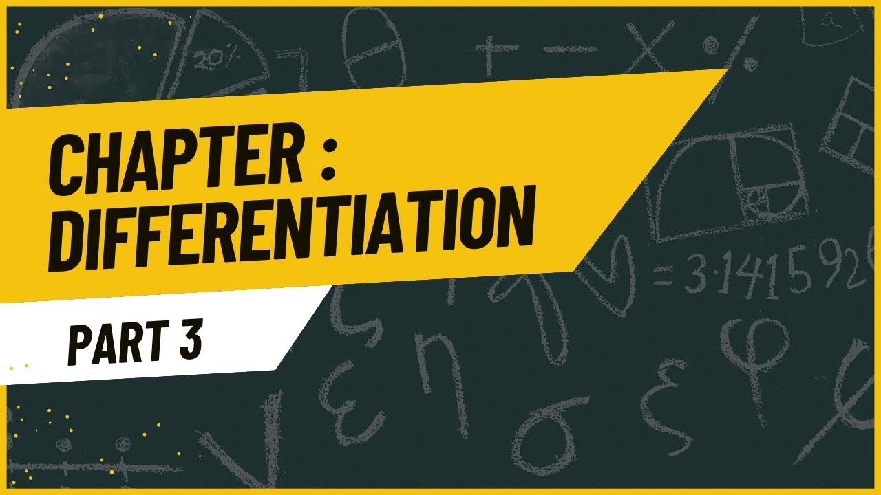 Differentiation : Part 3 | Examples on derivatives of Composite ...