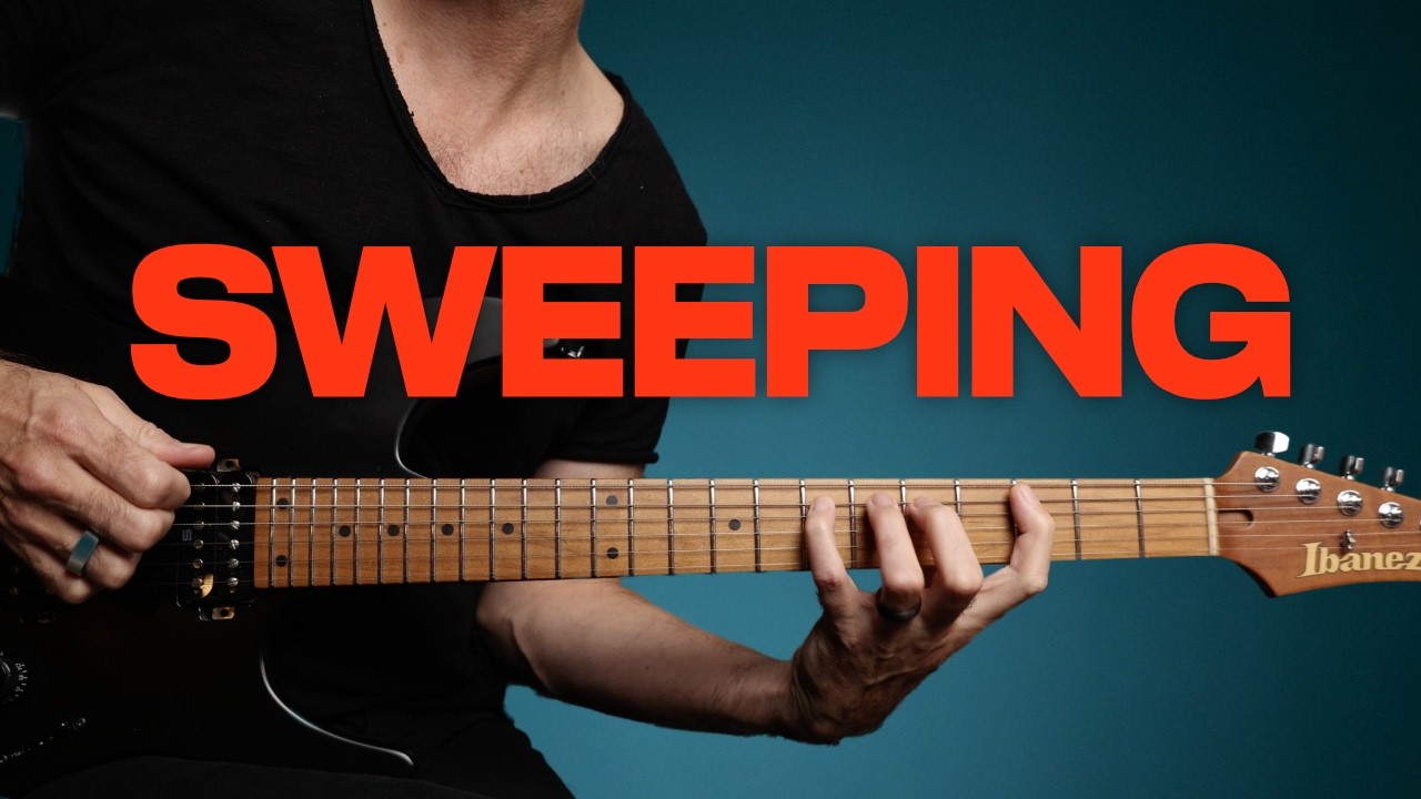 Perfect Sweeping Exercise For Guitar - YouTube