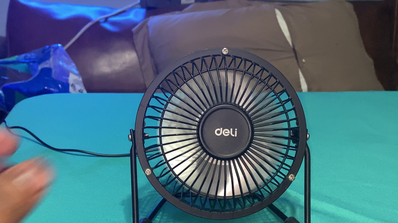 4” usb 1 speed fan - YouTube