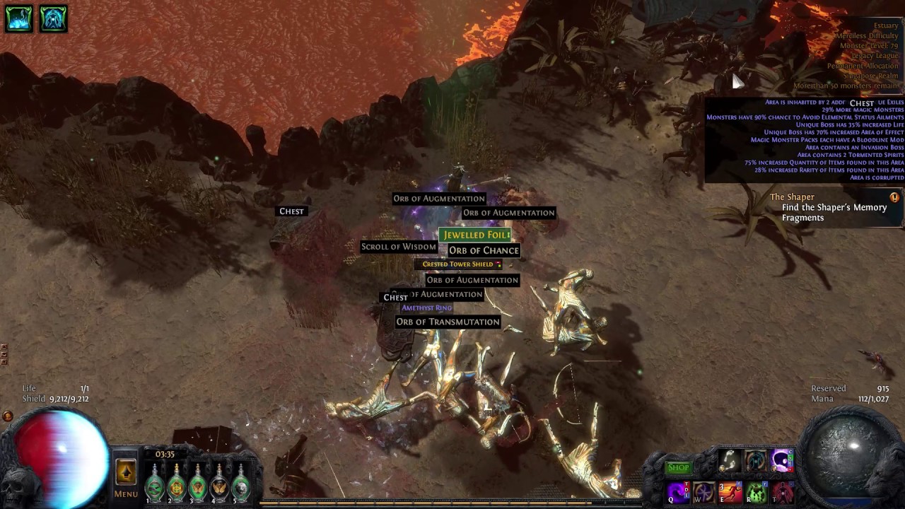 Blight test build (Easy T12) - PoE Legacy - YouTube