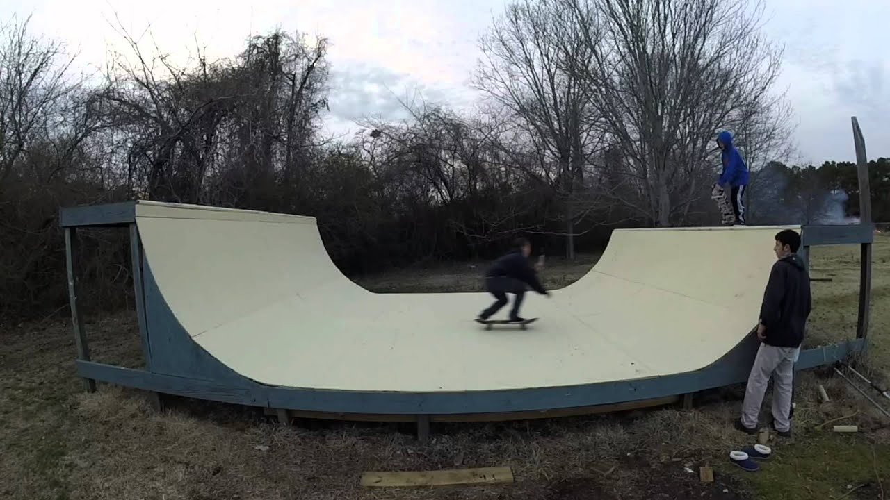 First Day Back on the Half PiPe - Skateboarding - YouTube