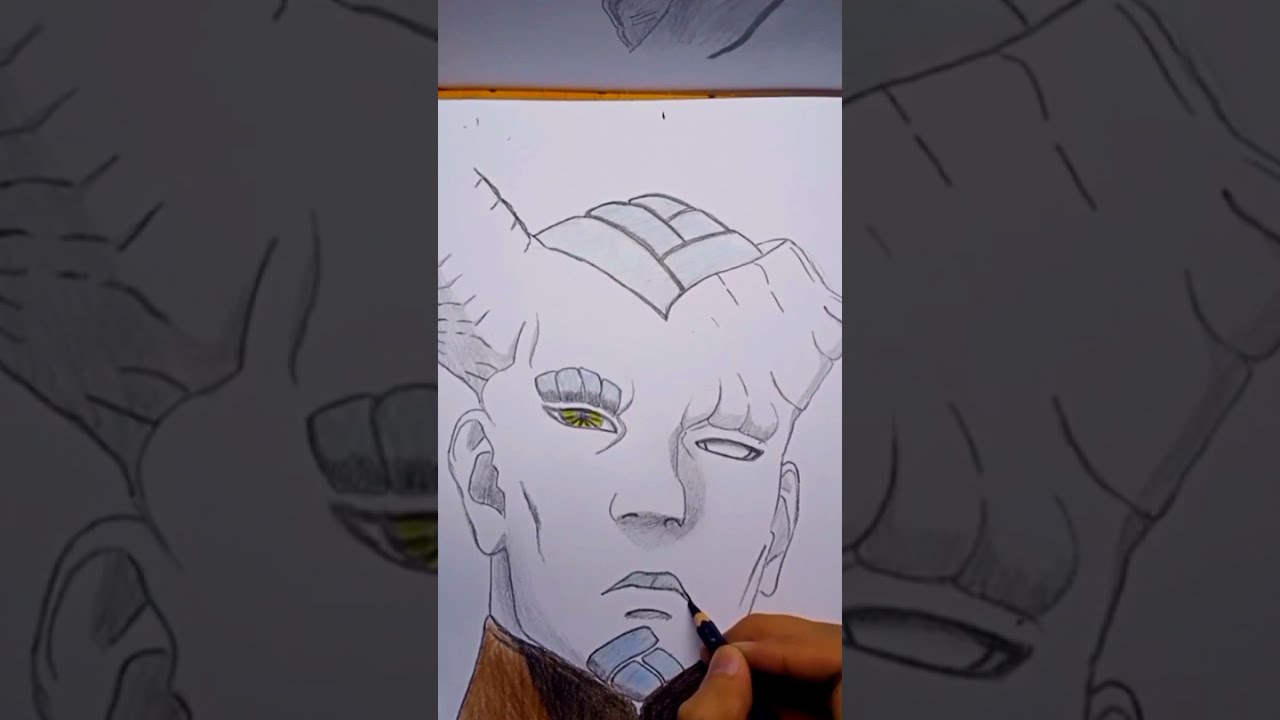 How to draw isshiki otsutsuki #shorts - YouTube