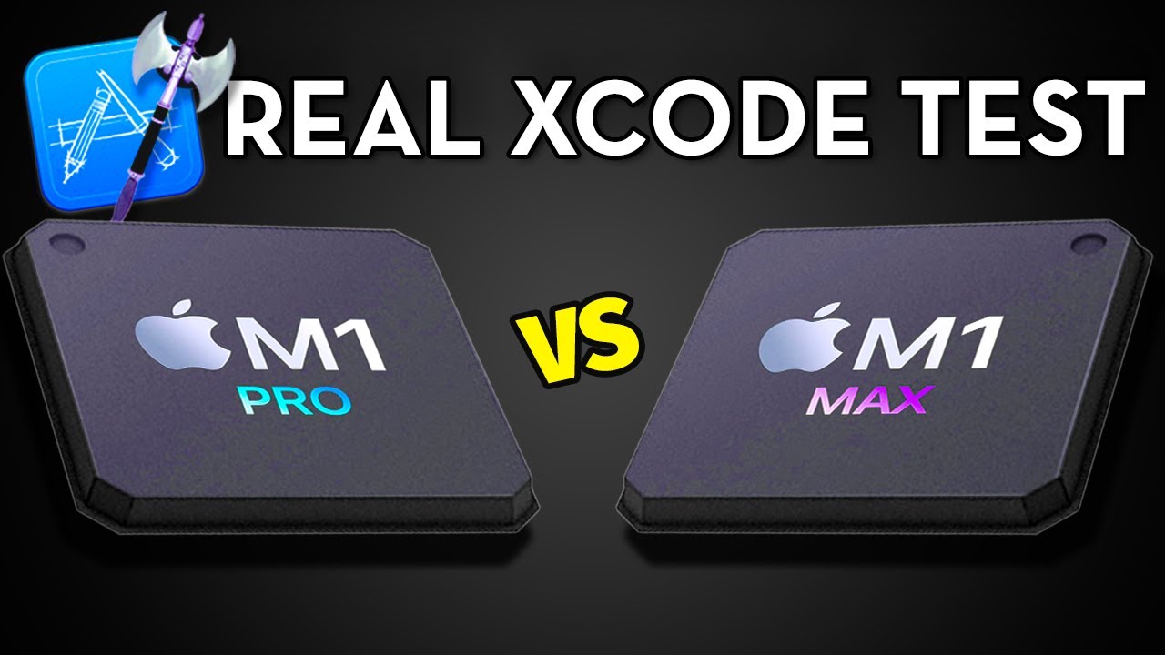 HUGE Xcode build on M1 Pro and M1 Max - who will win? - YouTube