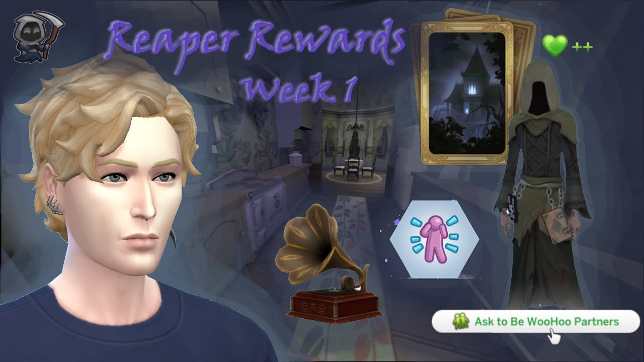 WooHoo With the Grim?!? | Reaper Rewards Week 1 | The Sims 4 - YouTube