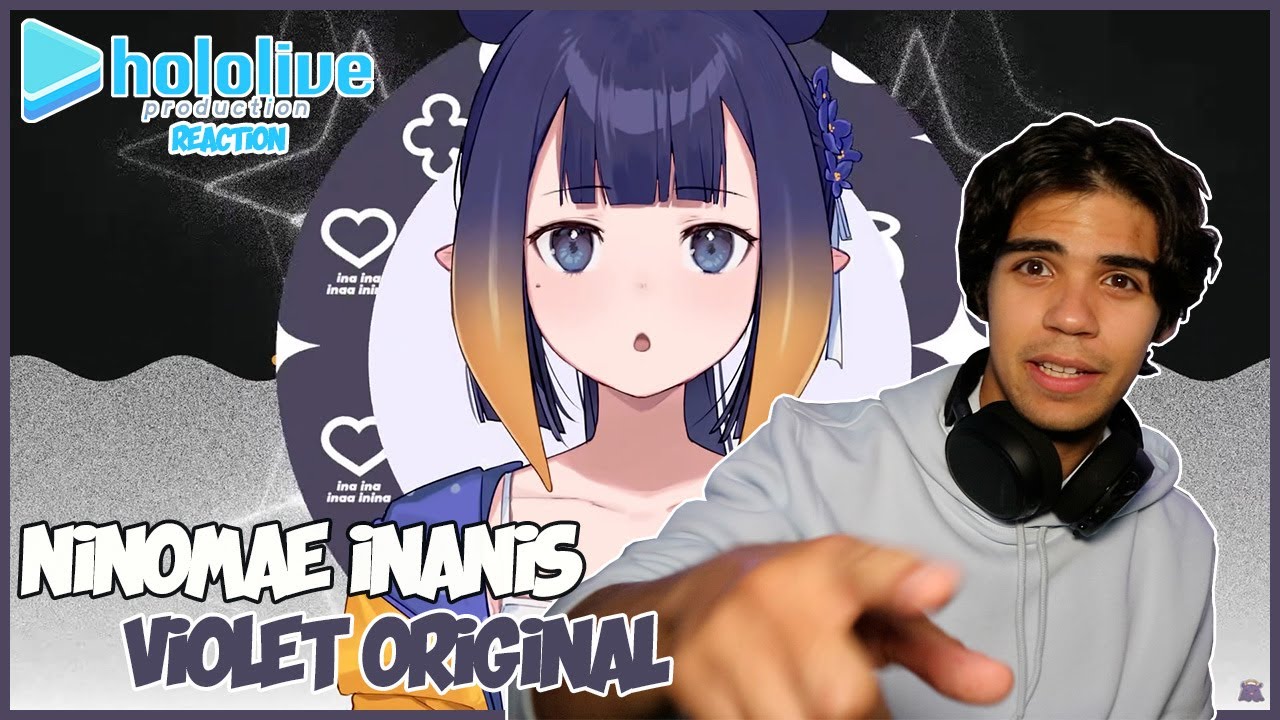 VIOLET | NINOMAE INA'NIS FIRST ORIGINAL SONG REACTION! - YouTube