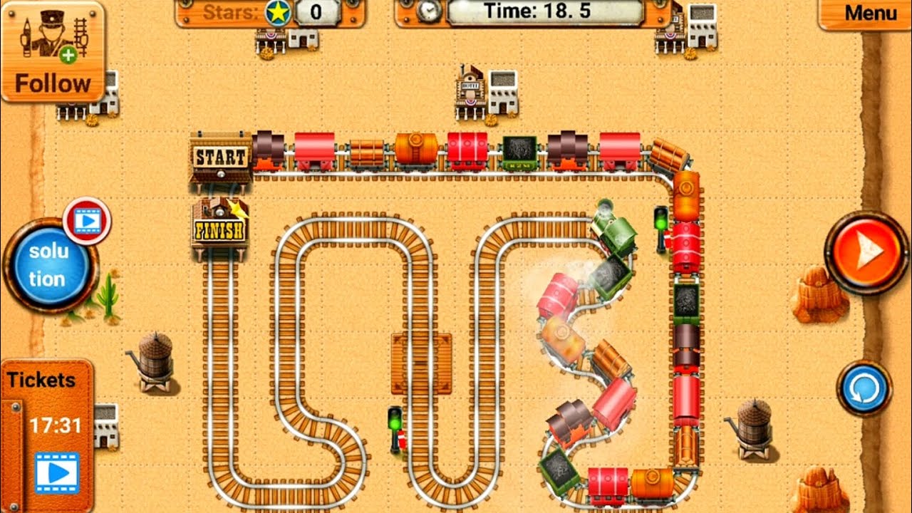 Train Track Maze - Rail Maze 2 - Train Puzzle Game - Android Gameplay ...