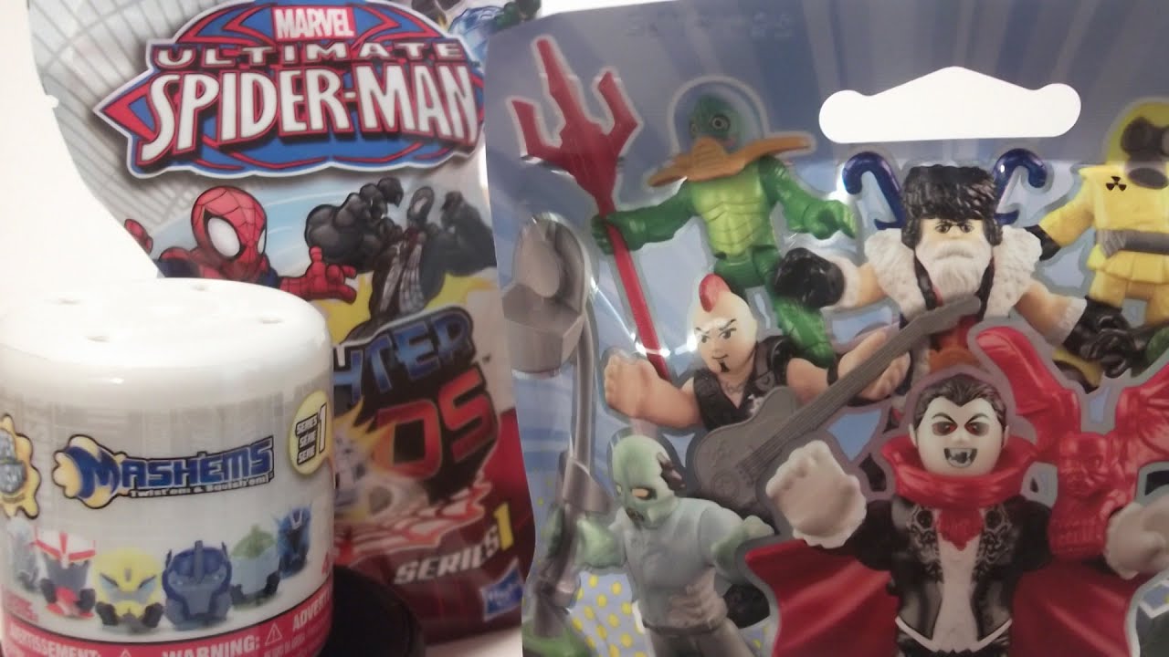 Spider-Man Fighter Pod, Transformers Mashems and Imaginext Series 3 ...