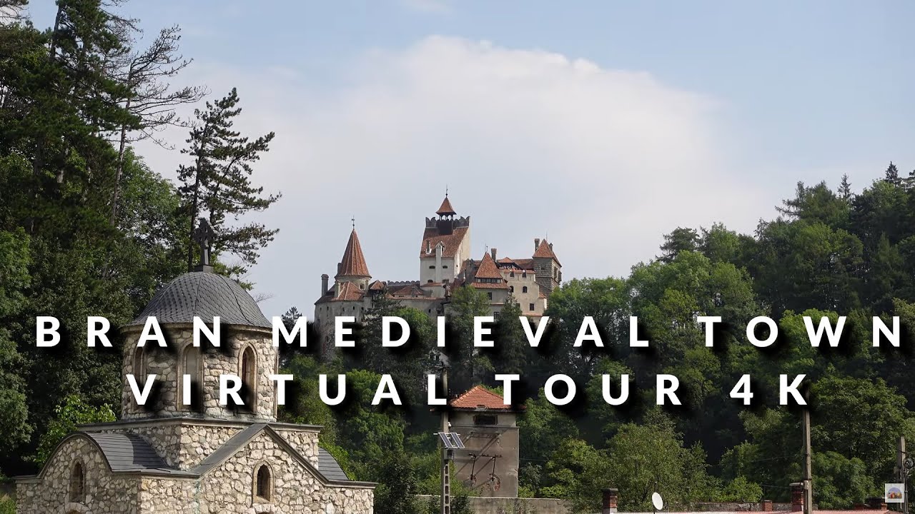 Count Dracula's Castle and Bran Virtual Tour 4K. A look at a medieval ...