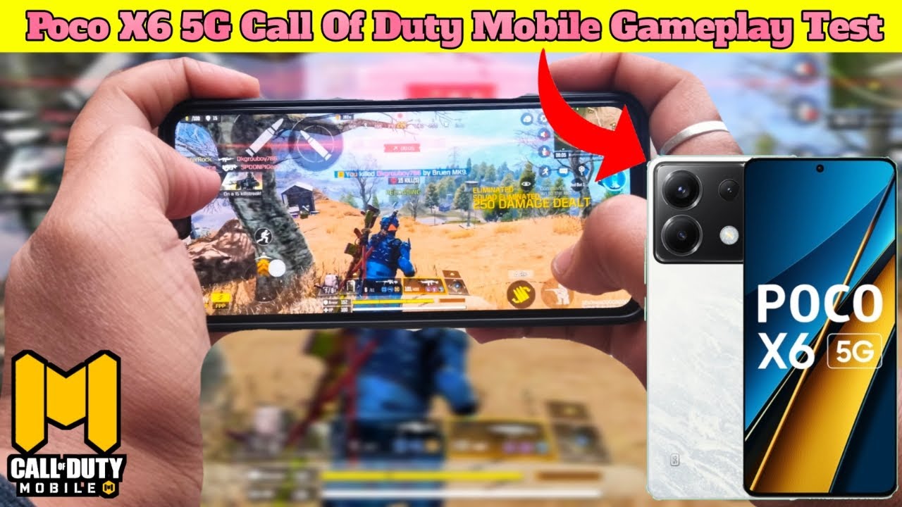 Poco X6 Call Of Duty Mobile Gameplay Test | Poco X6 Cod Mobile Test ...