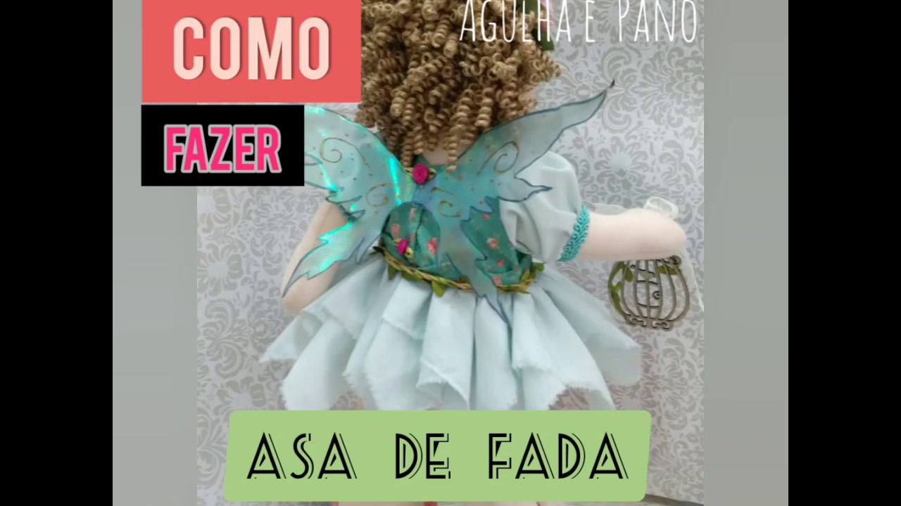 DIY - Asas de fada como fazer rápido e fácil - YouTube