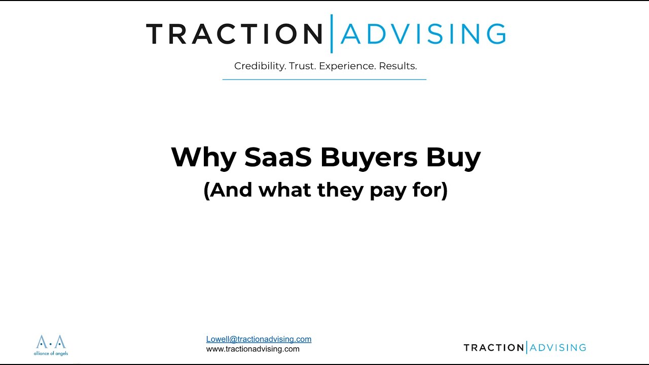 Lowell Ricklefs Why SaaS Buyers Buy - YouTube