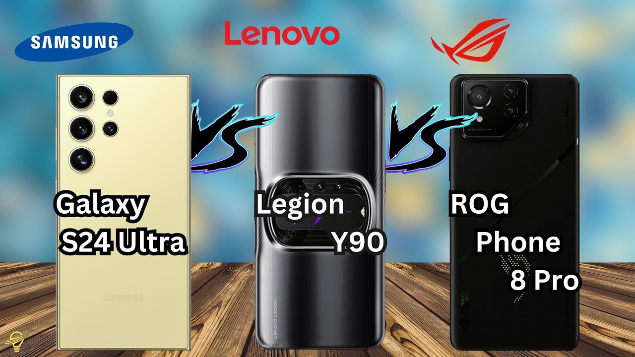 Samsung Galaxy S24 Ultra VS Lenovo Legion Y90 VS ROG Phone 8 Pro - YouTube