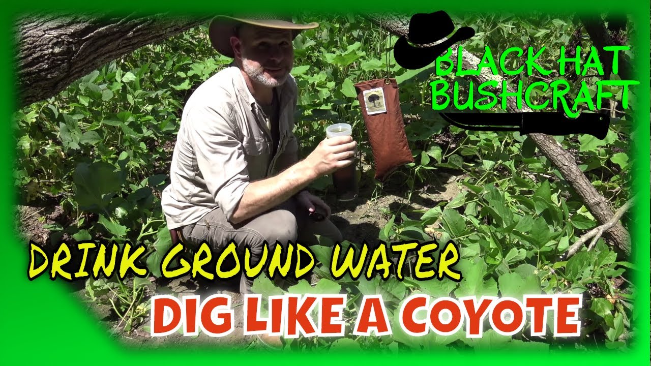 Drinking Water From Coyote Wells: Brown Bag Filter Demo - YouTube