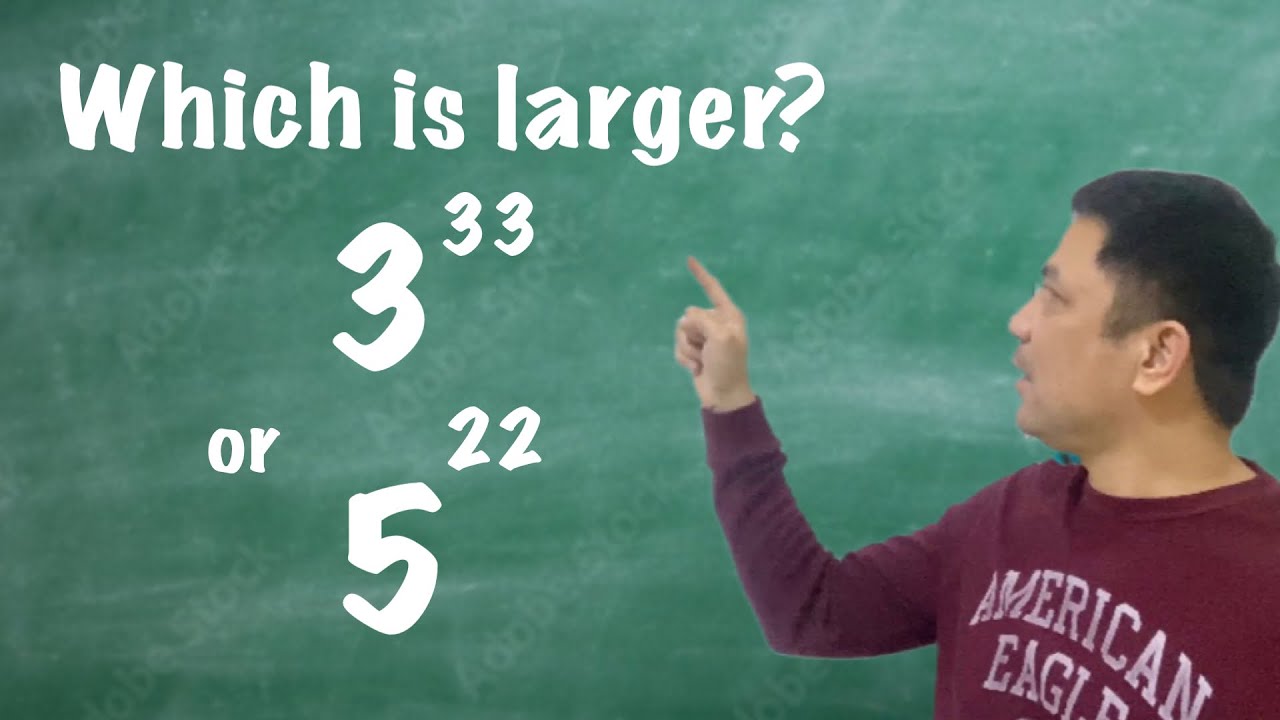 MATHFLEX Ep124: Math Hacks / Comparing Numbers Raised to Larger ...