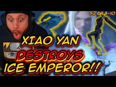 XIAO YAN DESTROYS THE ICE EMPEROR!! | Battle through the Heavens S2 Ep 7-9 | @yuewenanimation ​