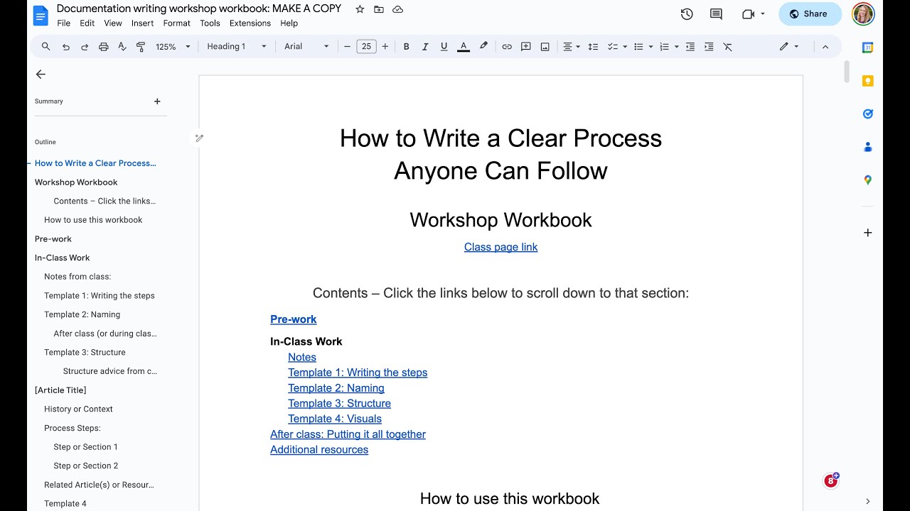 Documentation Writing Workshop Workbook - YouTube