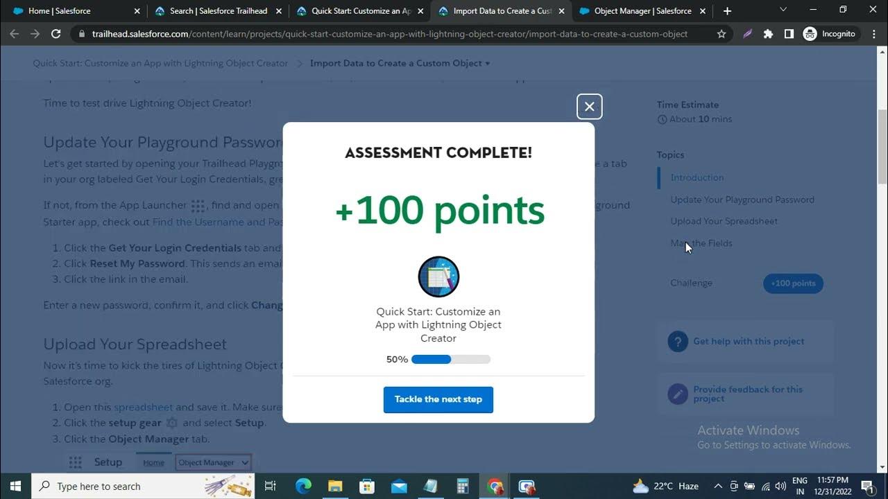 Import Data to Create a Custom Object | Customize an App with Lightning Object Creator - YouTube