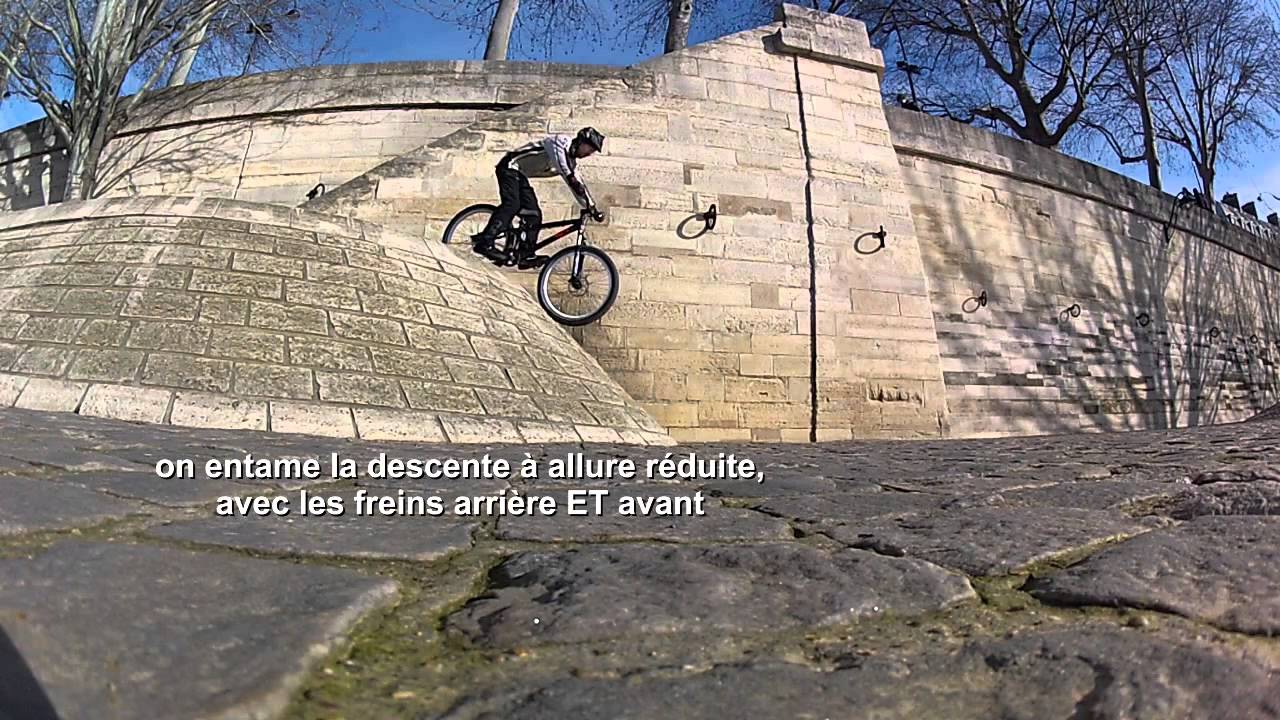 comment monter et descendre un plan (très) incliné en vtt - YouTube