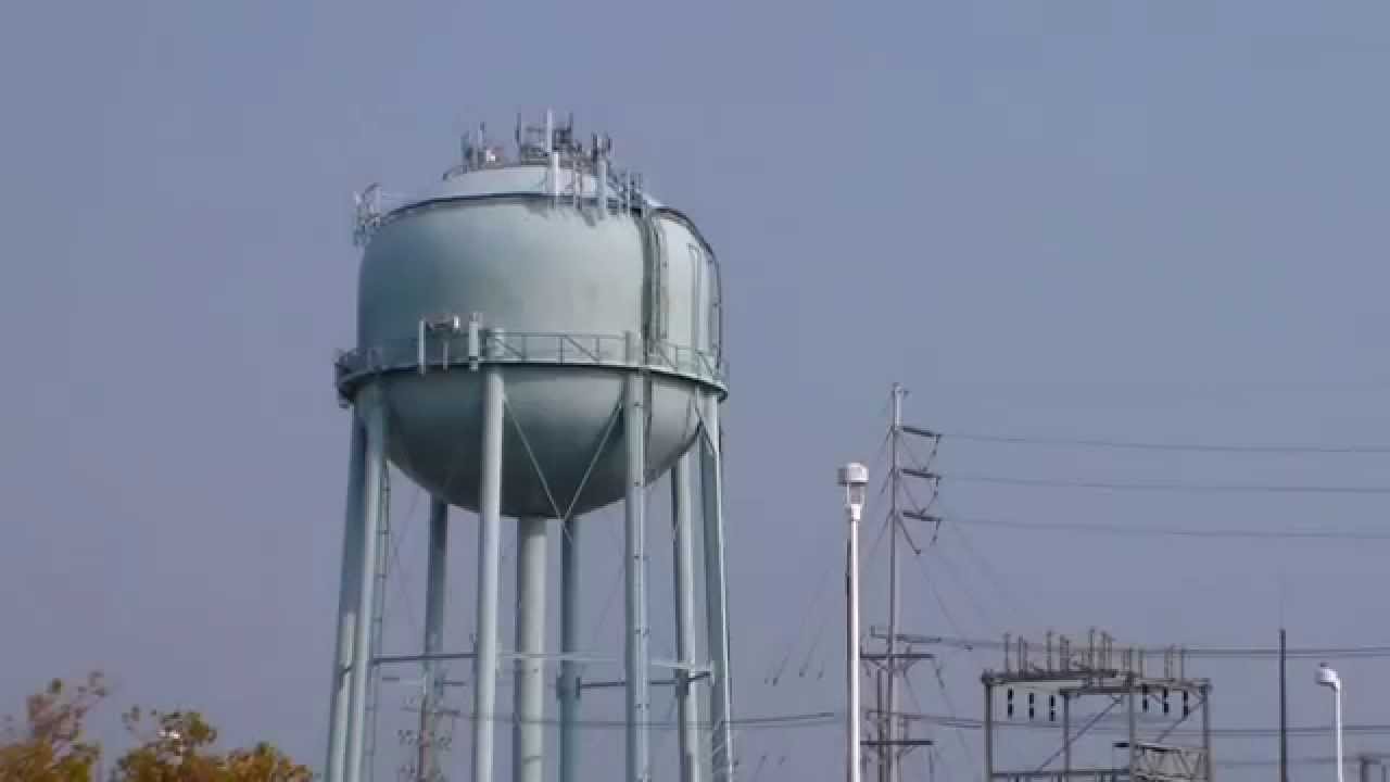 Elevated Steel Water Storage Tank - 40th Street, Ocean City - YouTube