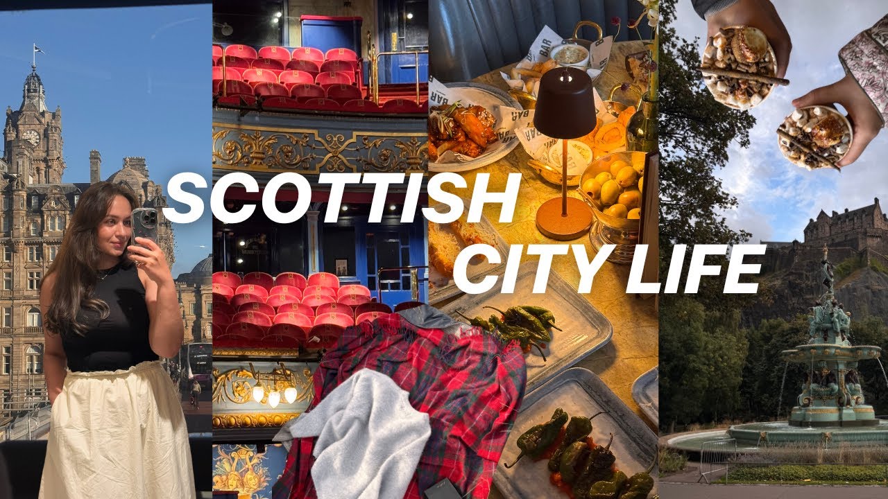 Life in Scotland Vlog | Autumn Edinburgh Days, Glasgow Trip & My First ...
