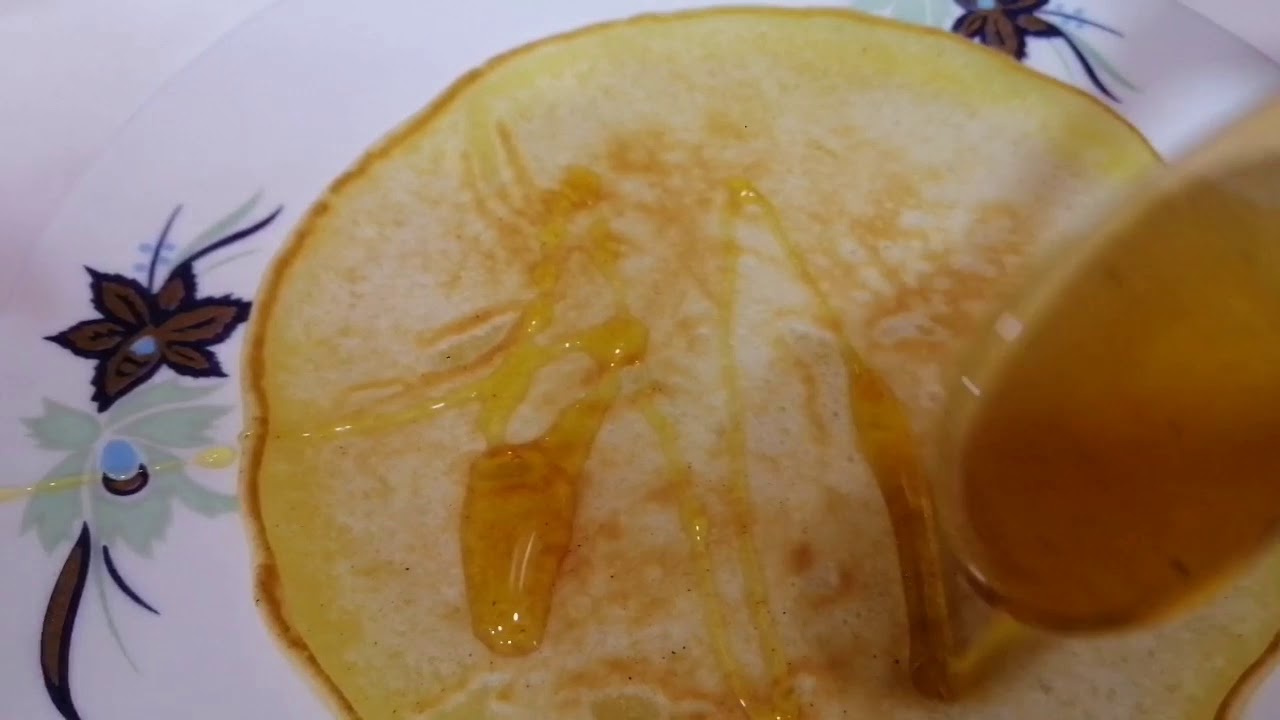 I put honey bee on my pancake 🍯🐝 - YouTube