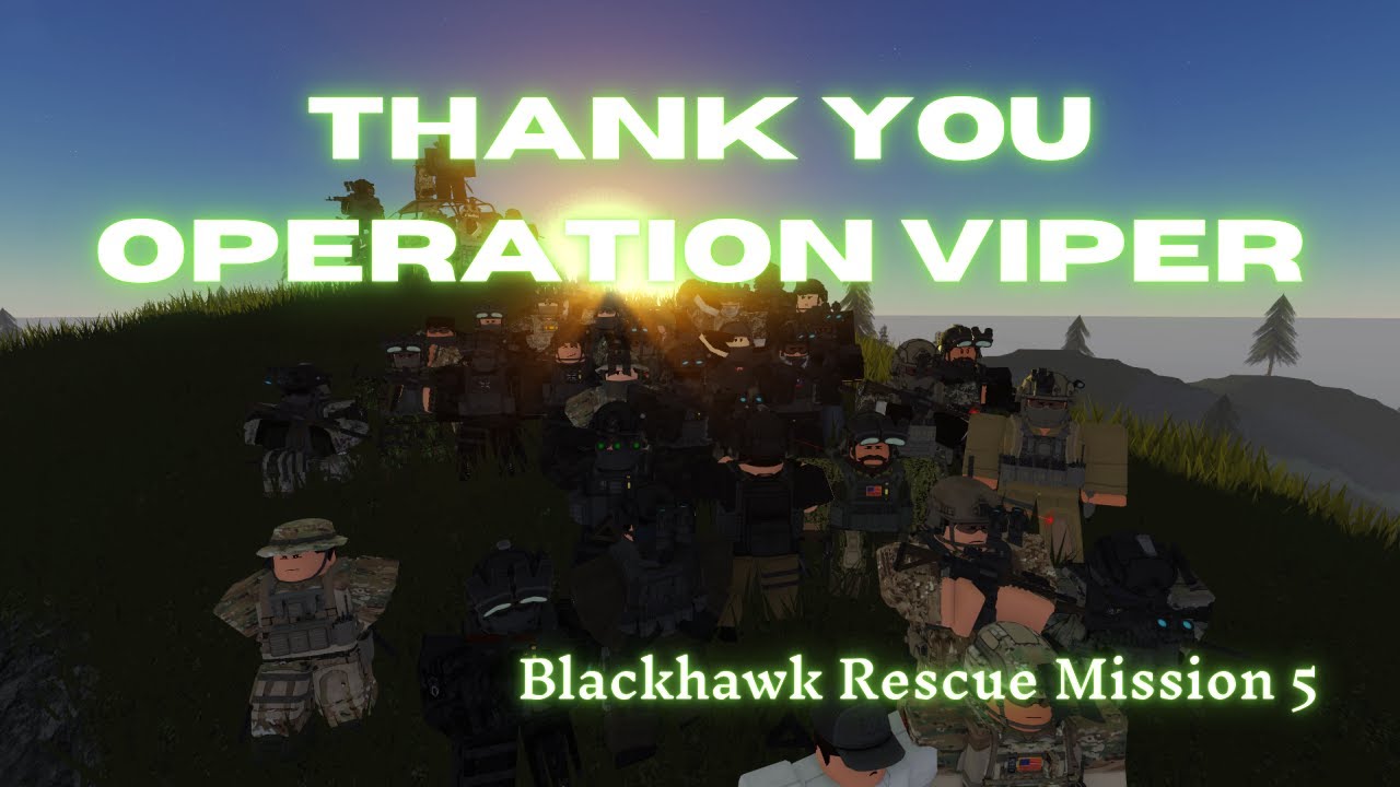 Thank You Operation Viper | Blackhawk Rescue Mission 5 Short Cinematic ...