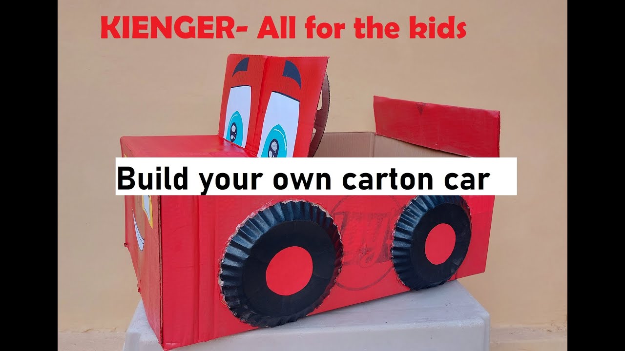 Bouw je eigen auto van karton ( build your own toy car ) how to make ...