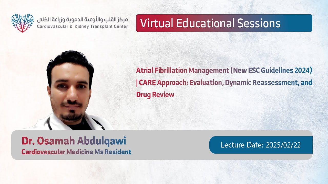 2024 ESC Guidelines for Atrial Fibrillation (AF) management CARE ...