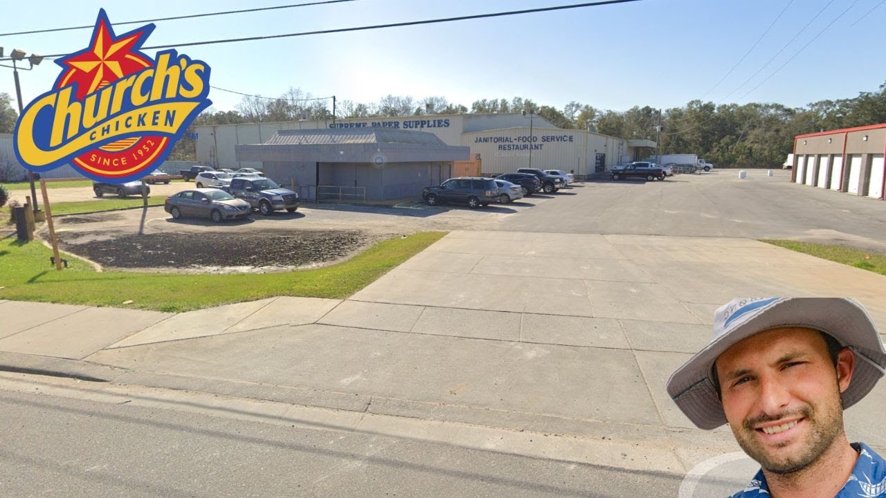 Church's Chicken Building in Pensacola Florida - YouTube