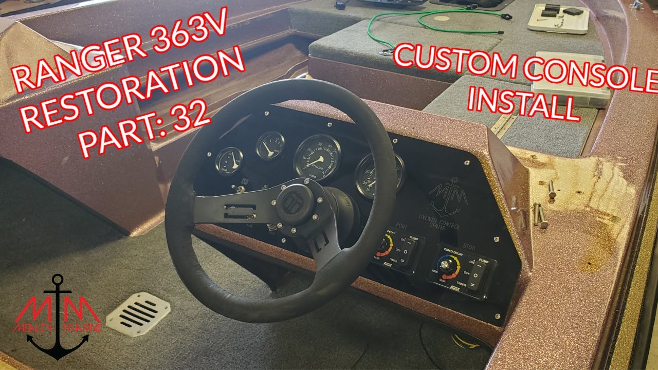 BASS BOAT RESTORATION | 1988 RANGER 363V | PART 32: THE COOLEST CONSOLE ...
