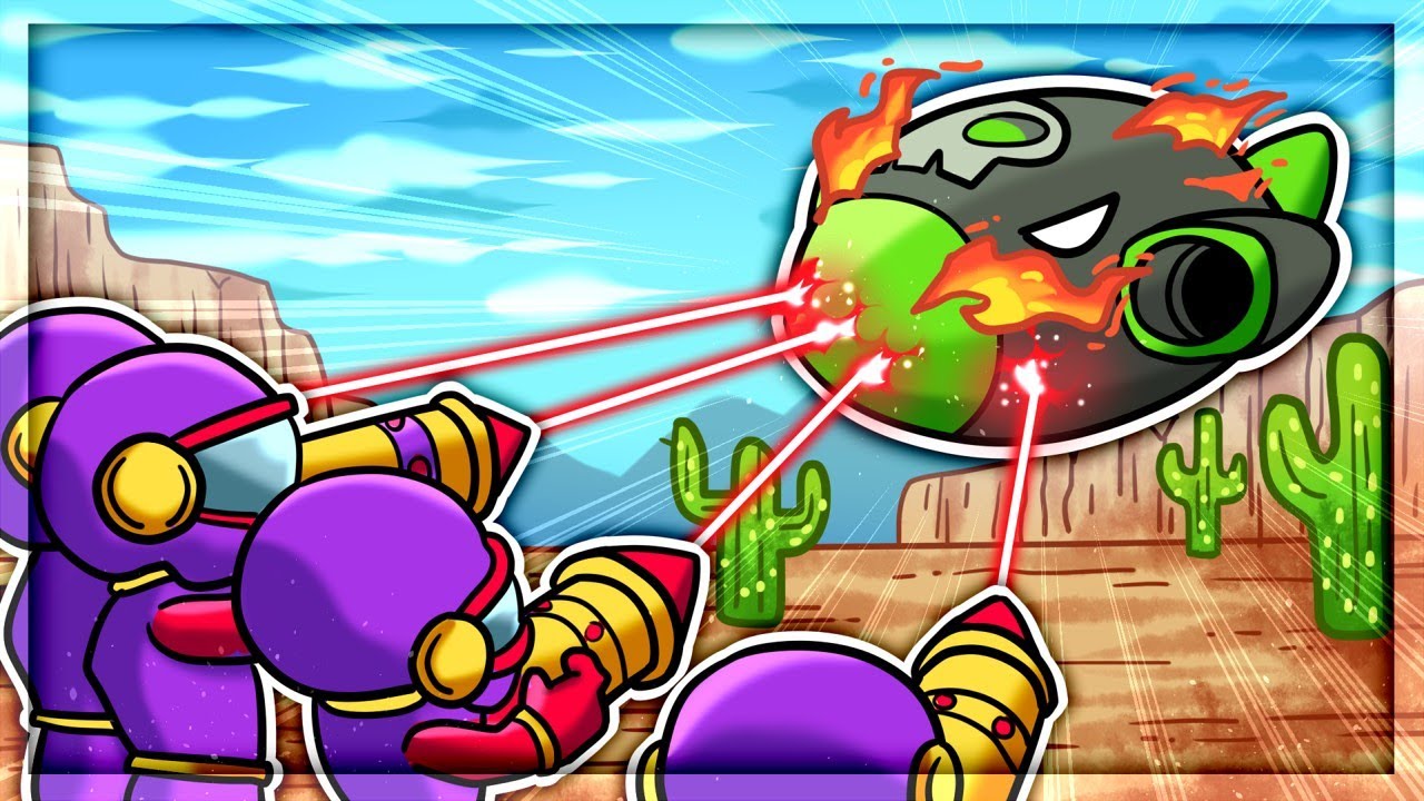 Using OVERPOWERED LASERS To Destroy EVERYTHING in Bloons TD 6 - YouTube