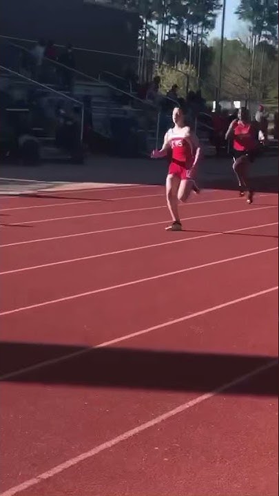 1st place regular season meet, 100m 13.35 - YouTube