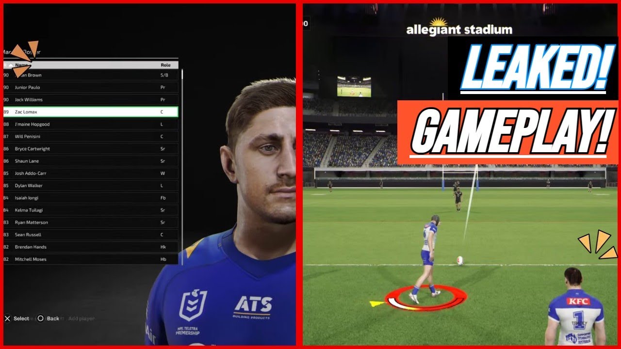 RUGBY LEAGUE 26! - LEAKED EARLY GAMEPLAY! - SHOULD WE BE WORRIED ...