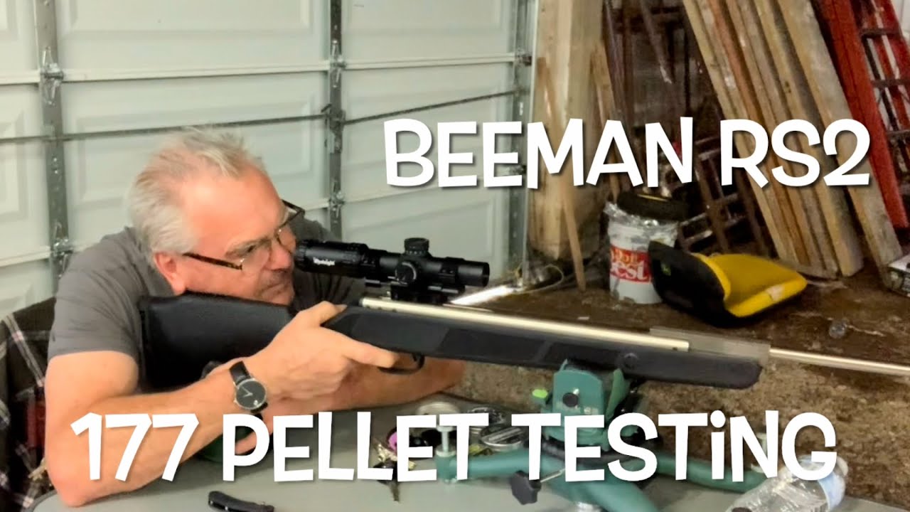 Beeman RS2 177 barrel pellet testing great shooting budget plinker ...