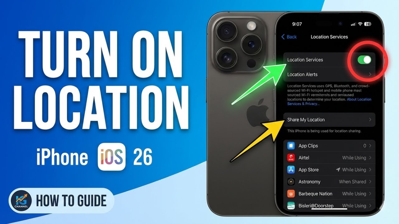 Turn On Location Services On iPhone – Enable GPS & App Location Access ...