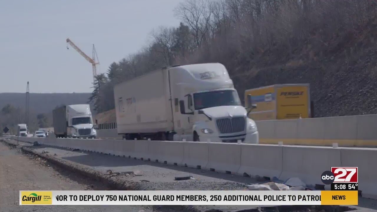 Work Zone Speed Safety Camera Program starts in Pennsylvania - YouTube