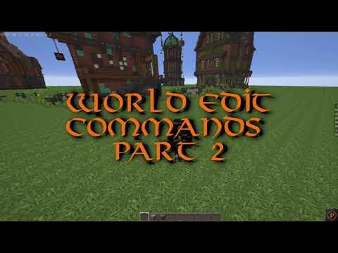 Useful World Edit Commands - Part 2 - YouTube
