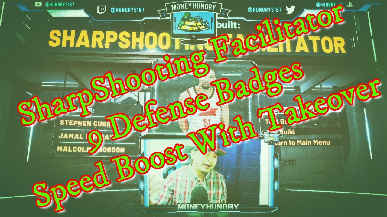 Best SharpShooting Facilitor 9 Defense Badges Speed Boost In Takeover ...