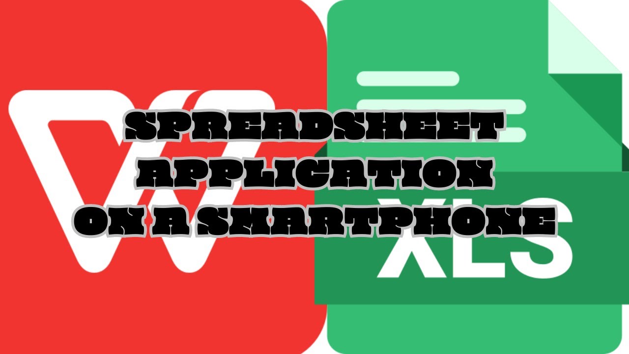 HOW TO USE SPREADSHEET ON A SMARTPHONE - YouTube