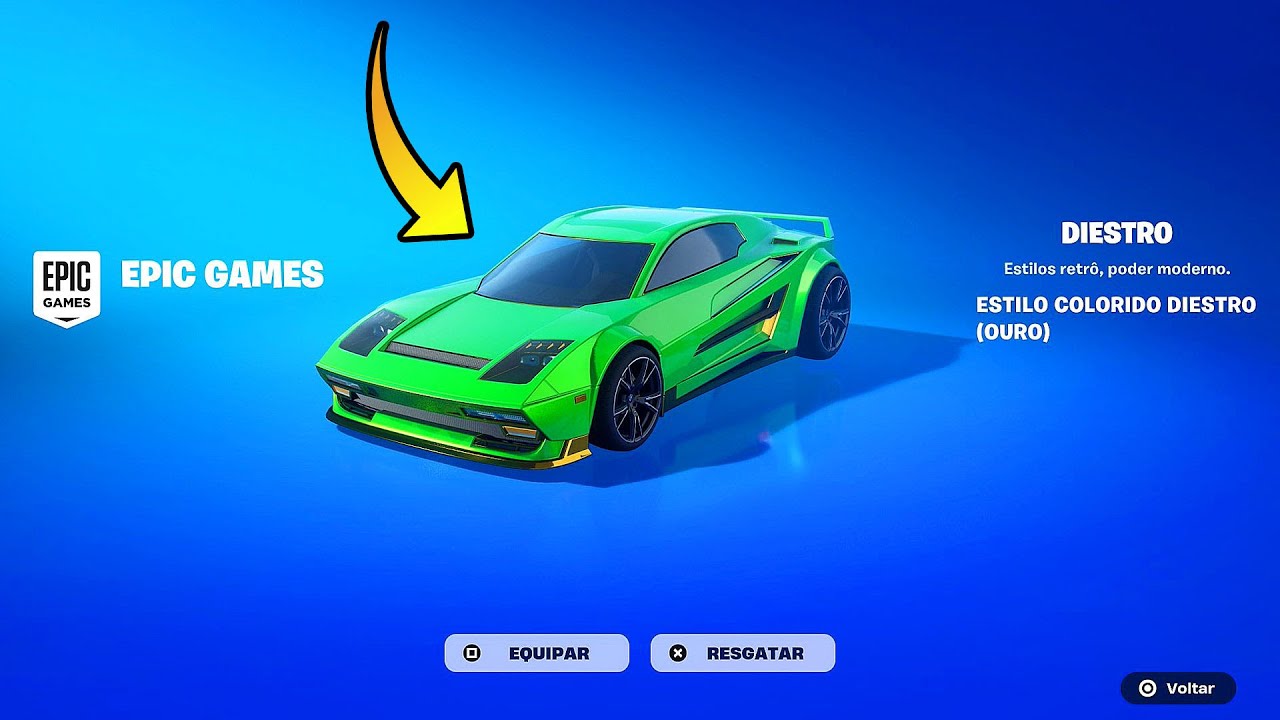 COMO PEGAR CARRO "DIESTRO" AGORA NO FORTNITE! (DIESTRO OURO) - YouTube